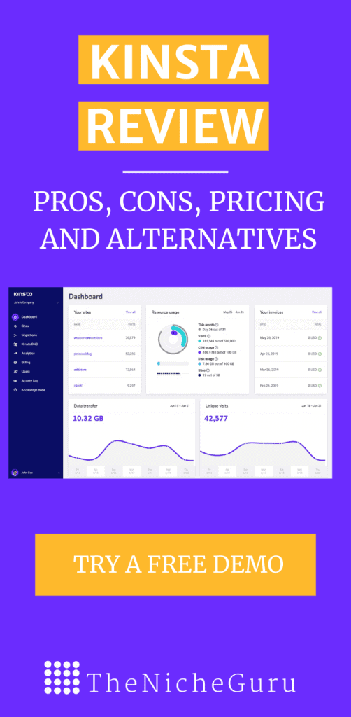 Kinsta Hosting Review 2025: Pros, Cons, Pricing, and Alternatives. - The Niche Guru